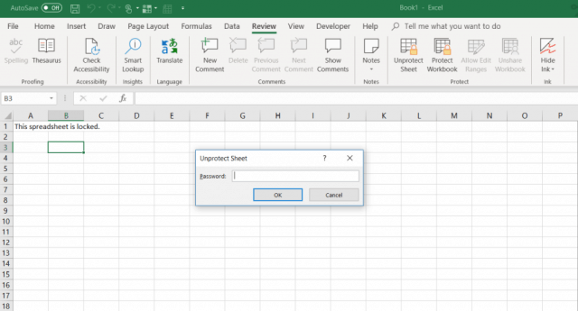 How To Unprotect Excel Worksheet With Or Without Password